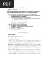 Revised Corporation Code Reviewer | PDF | Corporations | Search And Seizure