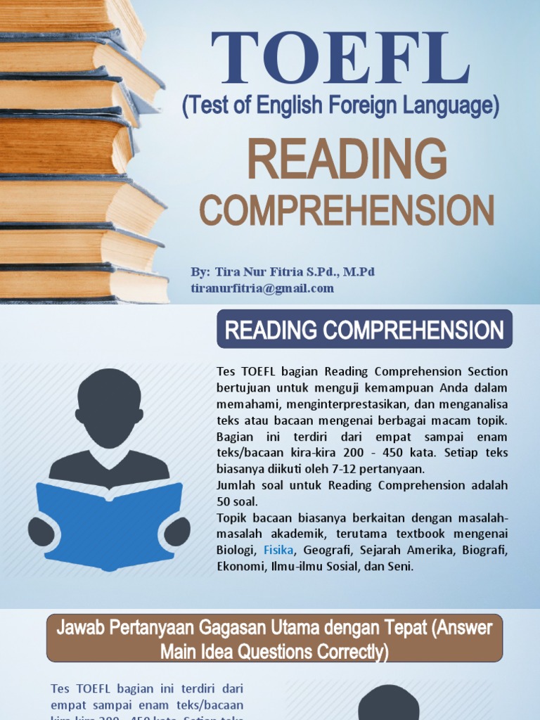 Panduan Reading Comprehension TOEFL | PDF