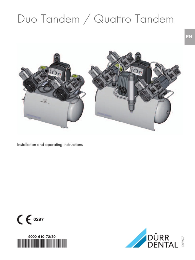Duo Tandem / Quattro Tandem: Installation and Operating Instructions ...