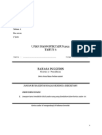 UASA Form 1 English Exam Paper 2024 | PDF | Malaysia | Habitat