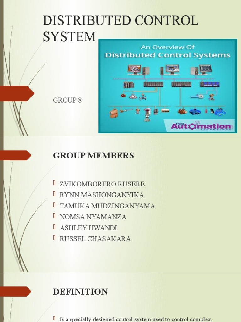 Distributed Control System Slide Group 8 Final | PDF | Programmable Logic Controller | Control ...