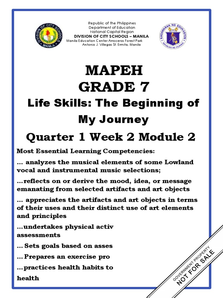 Mapeh Grade 7: Quarter 1 Week 2 Module 2 | PDF | Tempo | Entertainment ...