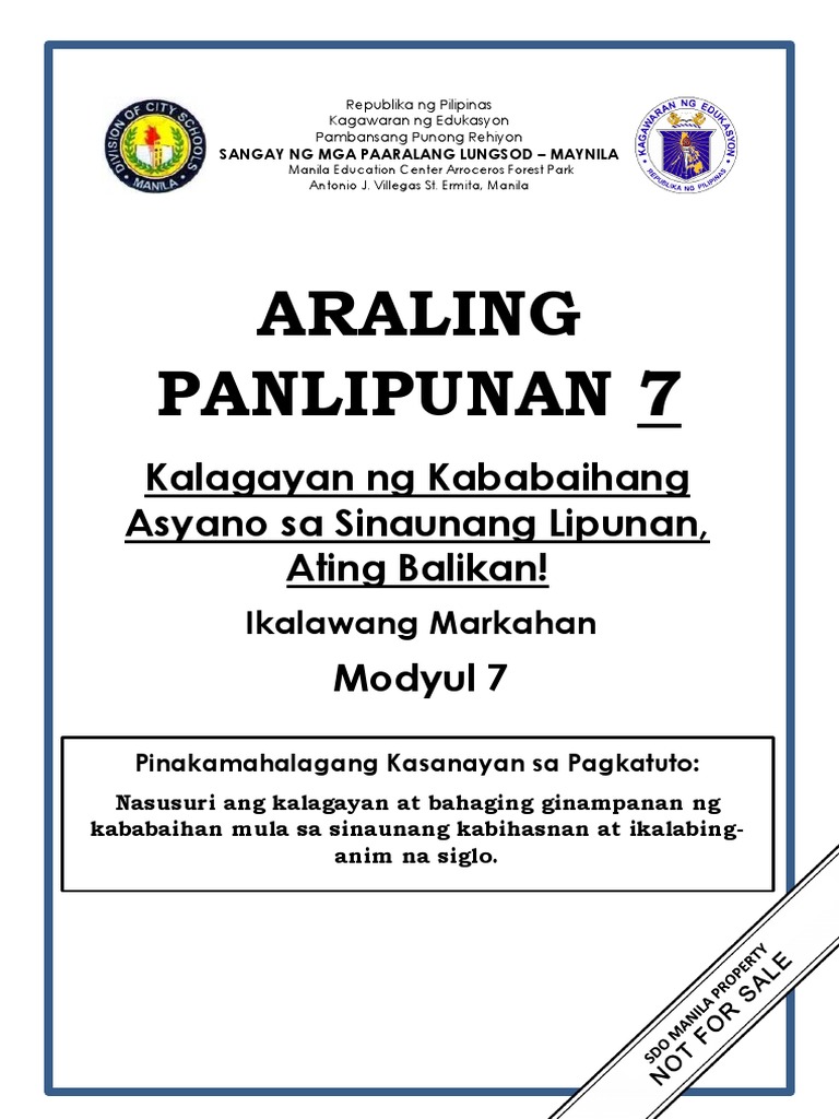 AP-7 Q2 Mod7 | PDF
