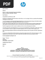 Wipro Offer Letter | PDF