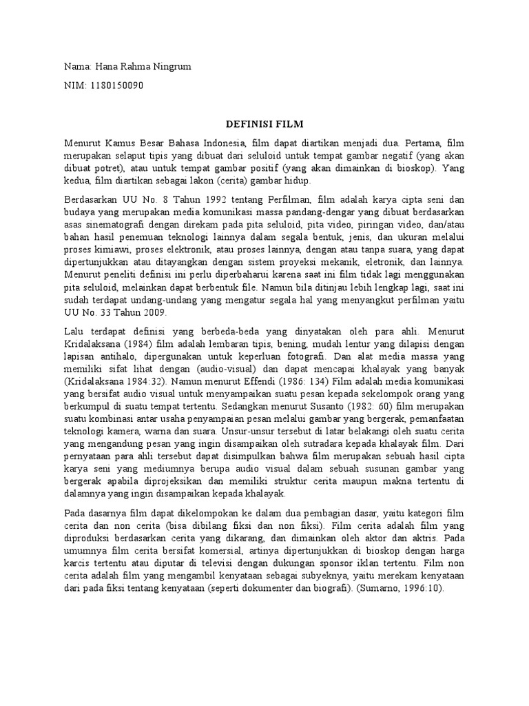 Definisi Film | PDF