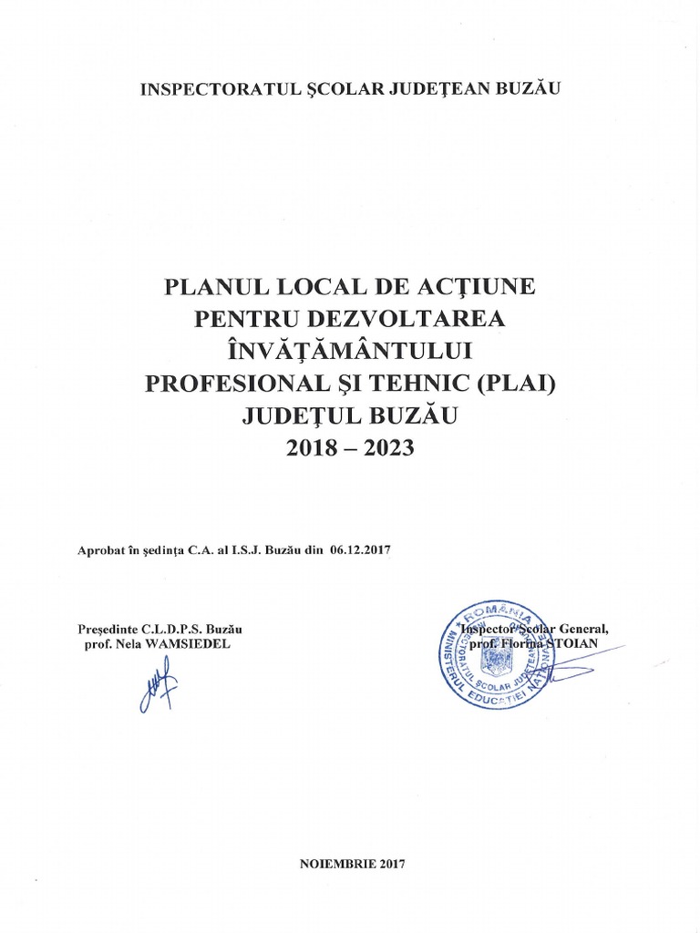 Plai 2018 - 2023 - 1 | PDF