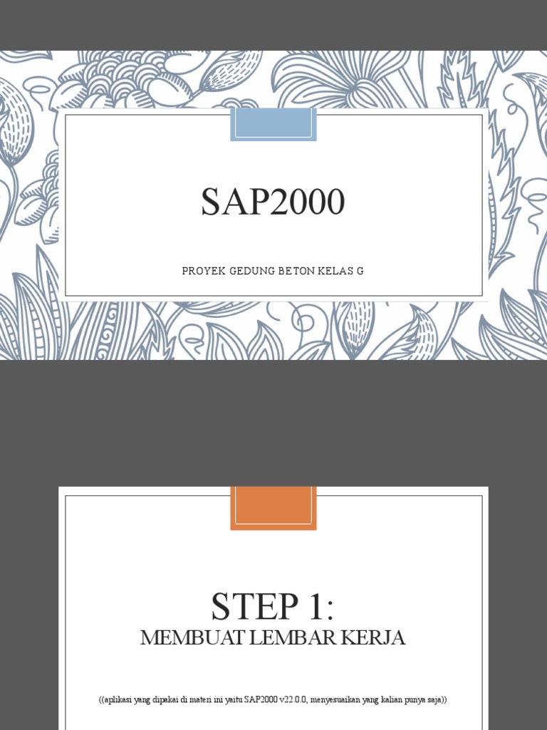 Sap 2000 | PDF