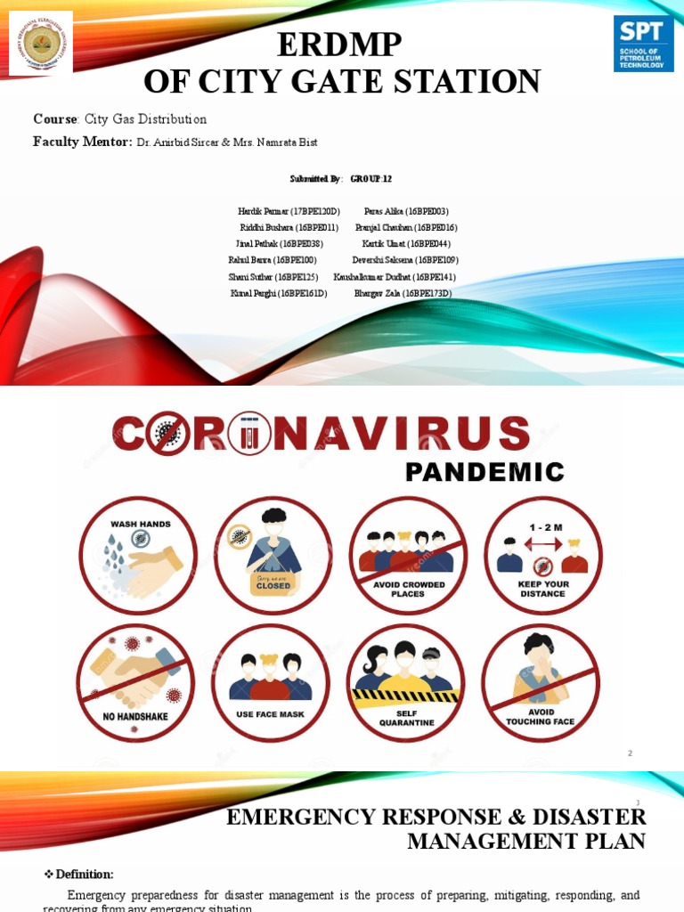 ERDMP of City Gate Station. | PDF | Emergency | Emergency Management