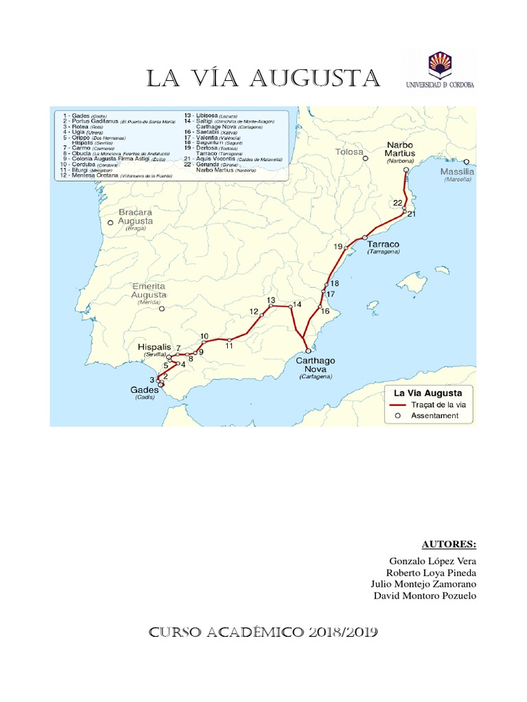 La Vía Augusta: Historia y Estructura | PDF | La carretera | Calle