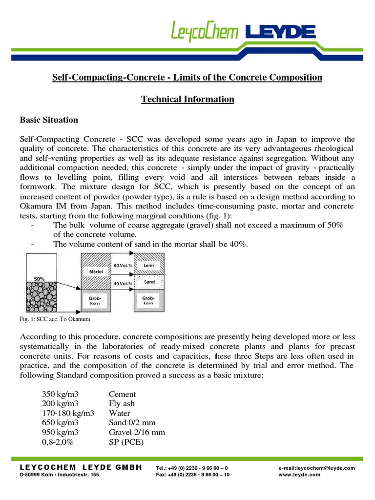 BETONAC-SCC (Technical Info Eng.) | PDF | Rheology | Fly Ash