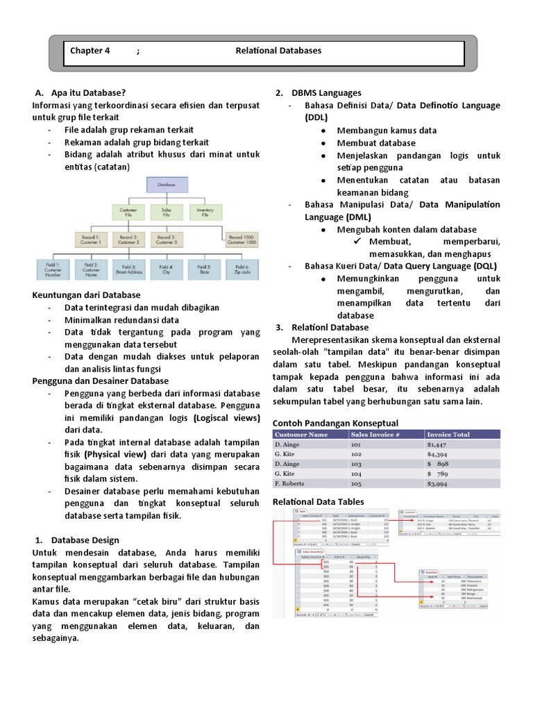 Chapter 4 - Relational Databases | PDF