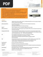 Raisecom - RAX700 Series Datasheet | PDF | Network Switch | Ethernet