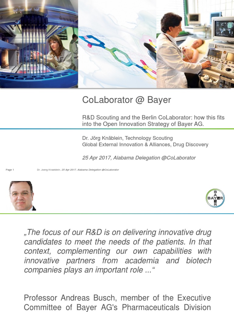 Colaborator at Bayer | PDF | Phases Of Clinical Research | Health Care