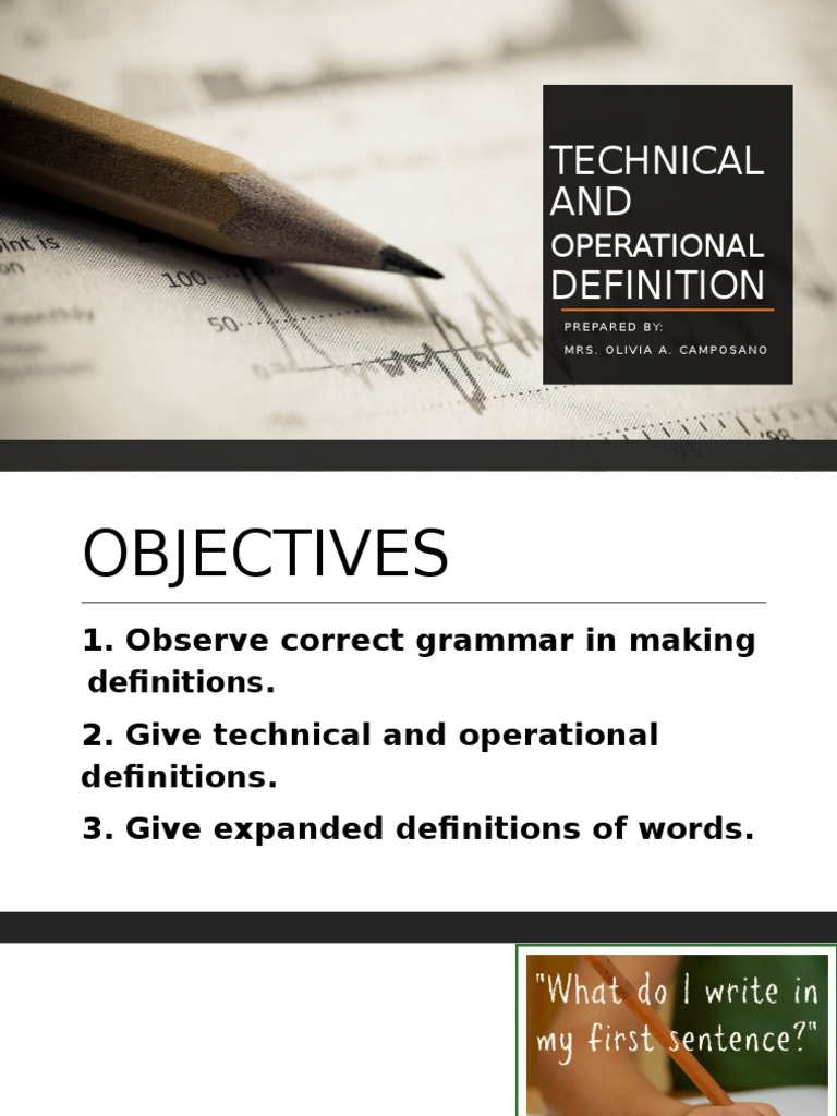 Technical and Operational Definition | PDF | Definition | Liquids
