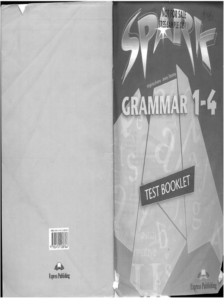 Spark Grammar 1-4 Test Booklet | PDF