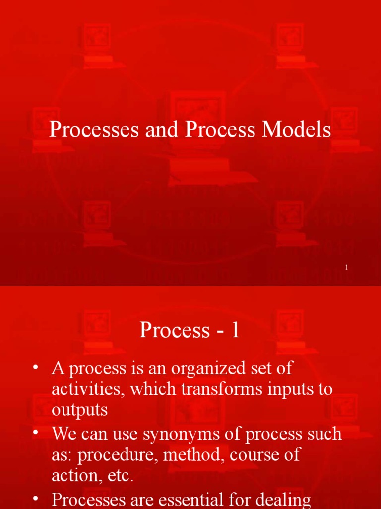 Processes and Process Models | PDF | Systems Science | Design