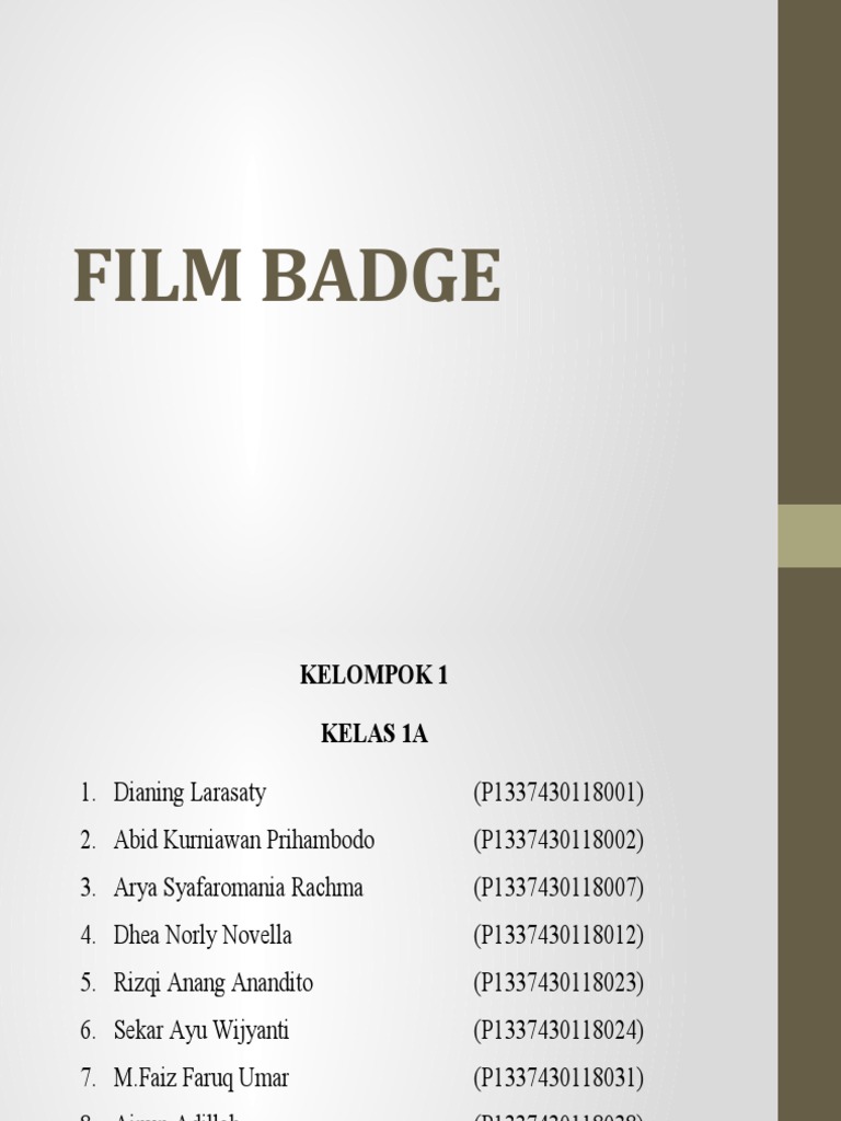 Penggunaan dan Prinsip Film Badge | PDF