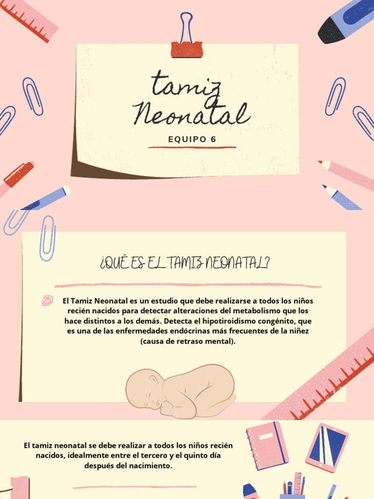 Tamiz Neonatal | PDF | Infantes | Ojo humano