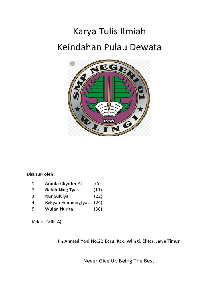 Karya Tulis Ilmiah | PDF | Ilmu Sosial | Kajian Bahasa Asing