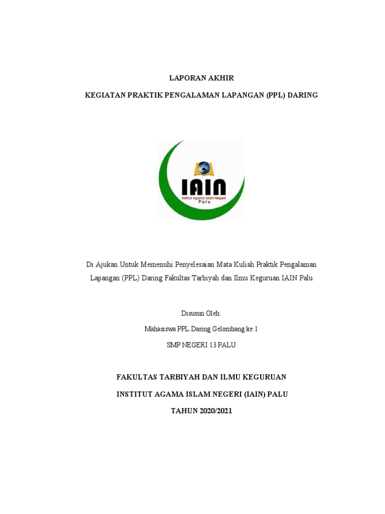 Laporan PPL | PDF