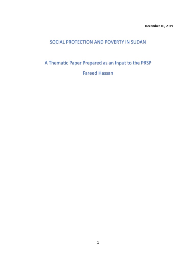 Socail Protection and Poverty Dec 10-19 (9432) | PDF | Social ...