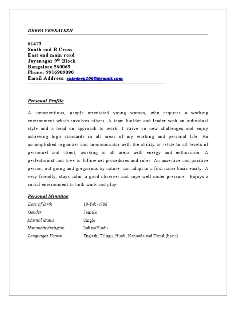 Deepa's Resume | PDF | Mortgage Loan | Accounting
