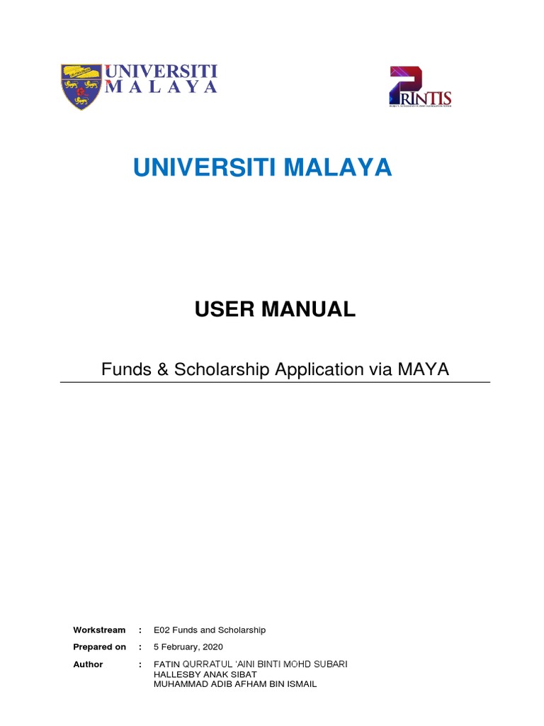 Student - UserManual Funds and Scholarship - UMSItSGuide | PDF | Information System | World Wide Web