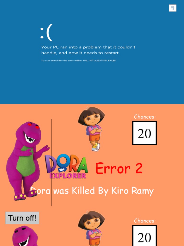 Dora Error 2 | PDF | System Software | Microsoft Windows