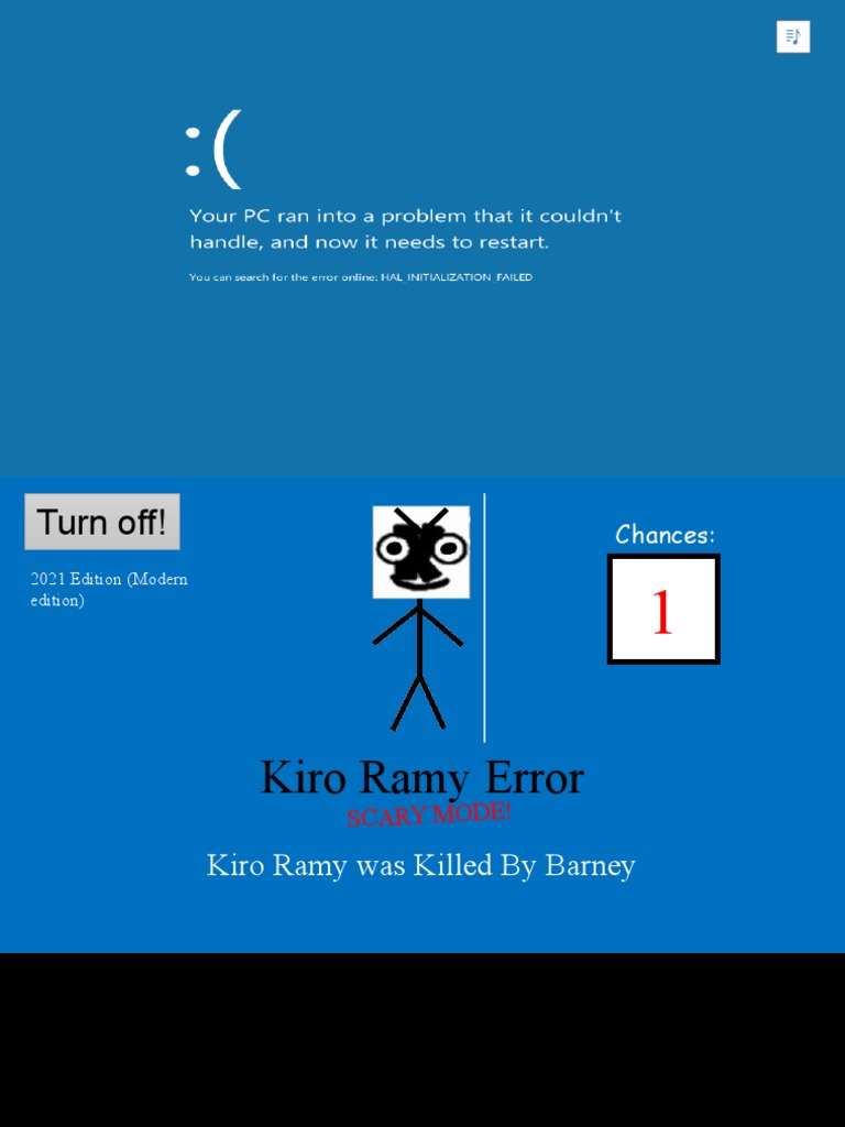 Kiro Ramy Error (Scary Mode) | PDF