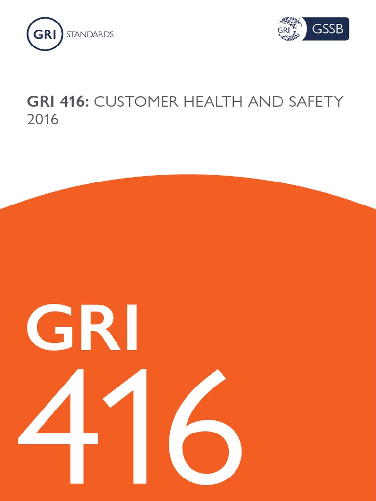 GRI 416 Customer Health and Safety (2016) | Download Free PDF | Life ...