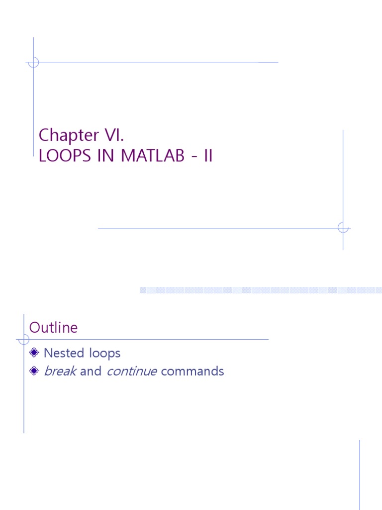 Ch6 Loops in MATLAB II | Download Free PDF | Control Flow | Computer Science
