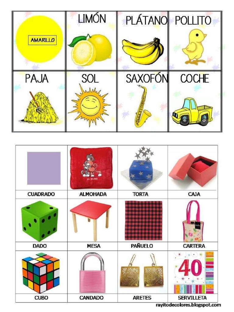 Objetos Con Forma Cuadrada