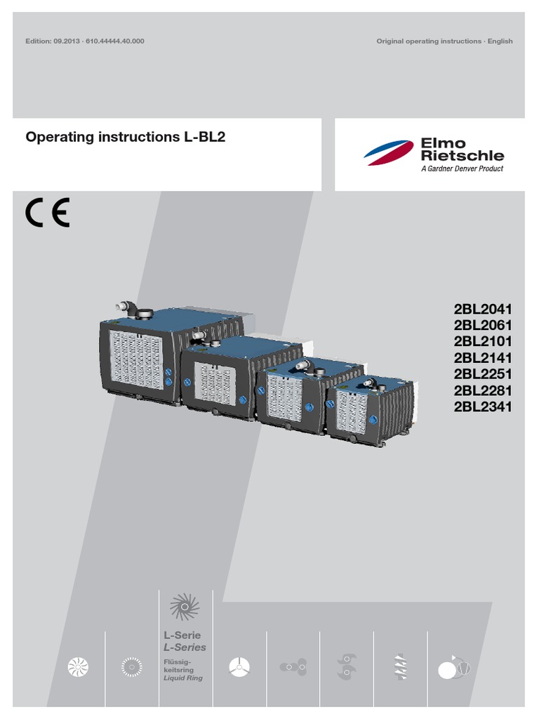 Operating Instructions L-BL2: 2BL2041 2BL2061 2BL2101 2BL2141 2BL2251 ...