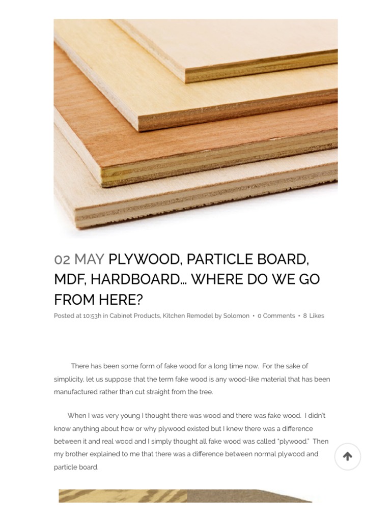 Plywood, Particle Board, MDF, Hardboard.. | PDF | Plywood | Composite ...