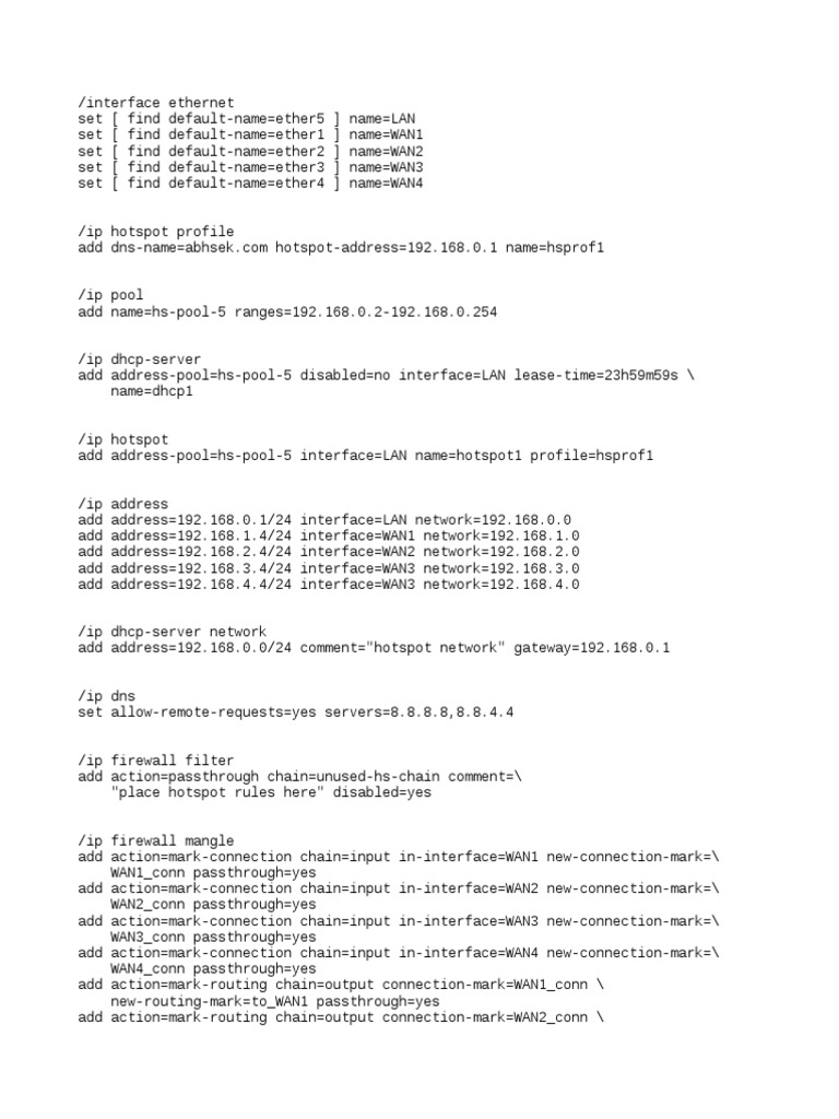 Configuring a Router with Multiple WAN Connections for Load Balancing ...
