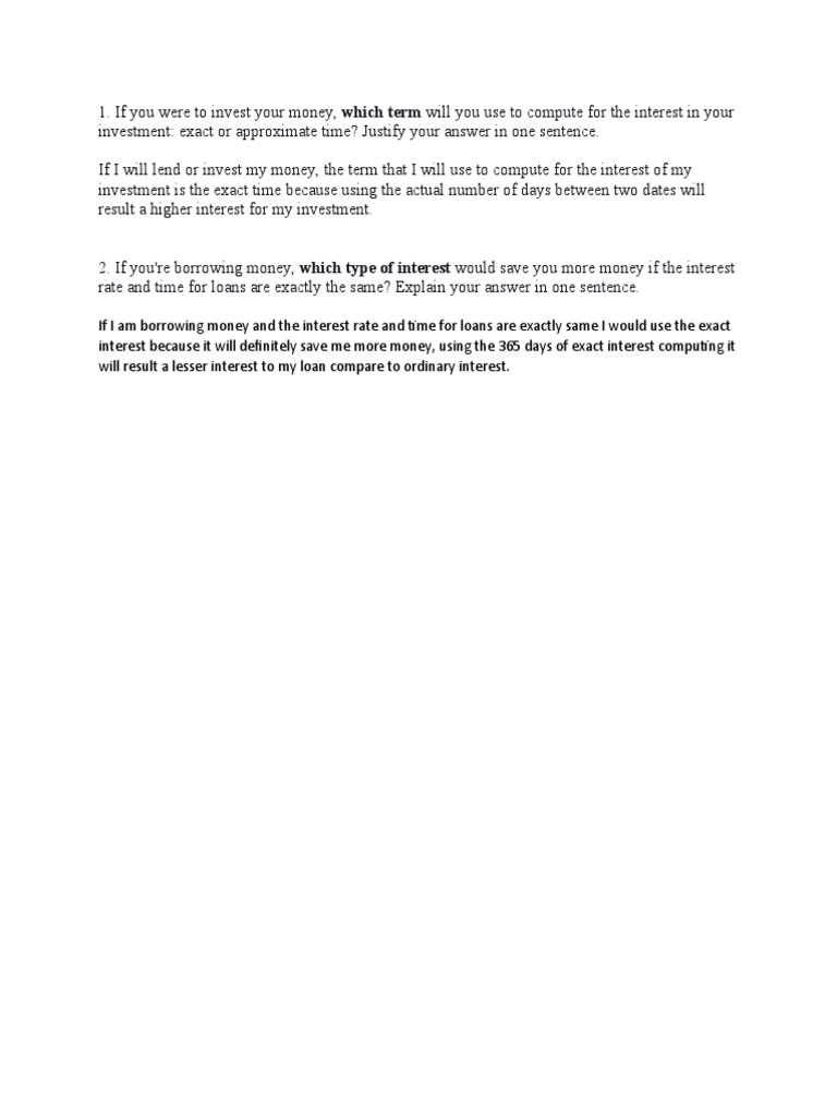 m4 Check in Activity 2 | PDF | Career & Growth | Finance & Money Management