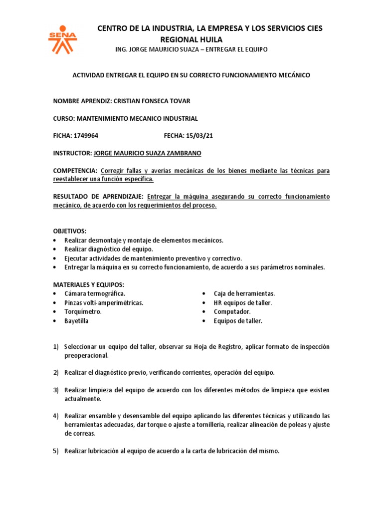 Entregar La Maquina Planeadora Corregido | PDF | Transmisión (Mecánica ...