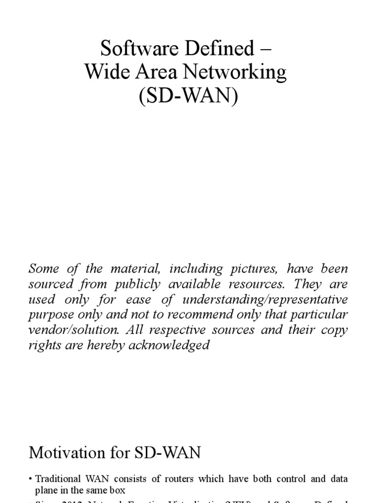 SDWAN v2 | PDF | Cloud Computing | Computer Network