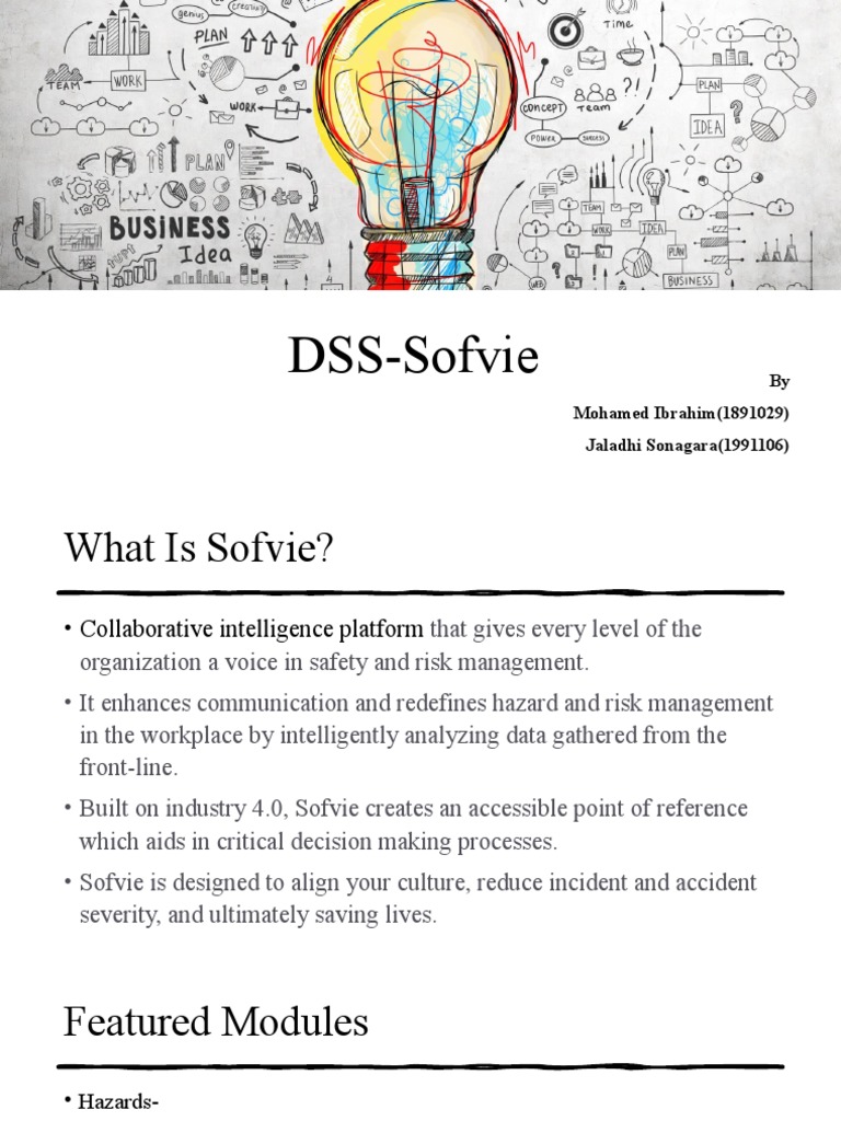 DSS-Sofvie: by Mohamed Ibrahim (1891029) Jaladhi Sonagara (1991106 ...