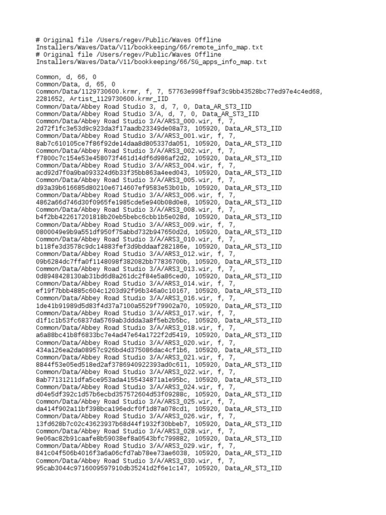 Required Info Map | PDF | Computer File Formats | Computer Data