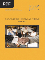 INSTRUKCIJE - Školski Razvojni Plan | PDF
