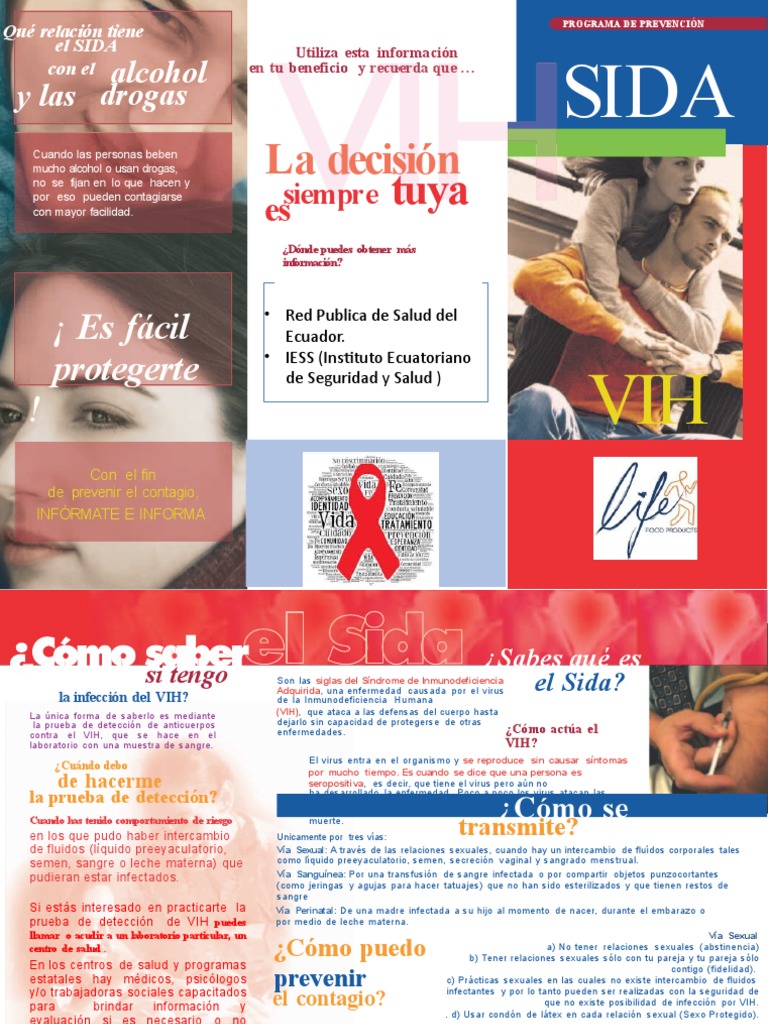 Triptico VIH | PDF | VIH | VIH / SIDA