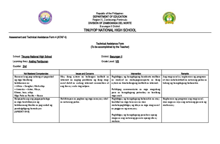 Ataf 4-Arpan Subject | PDF