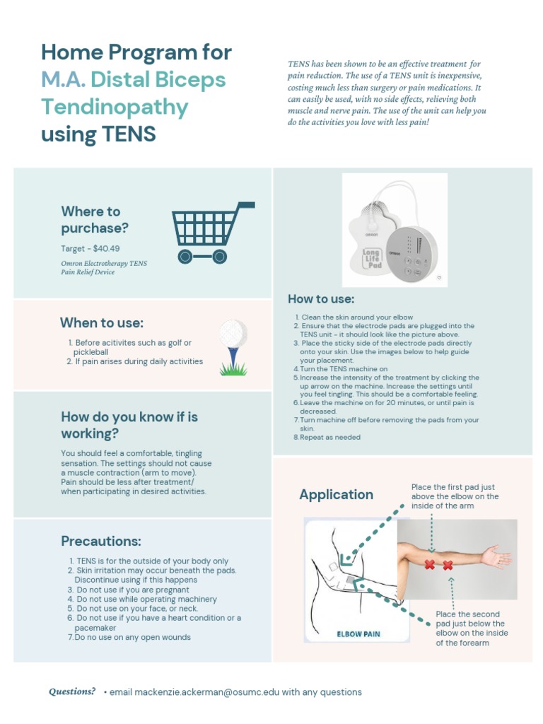 Tens Home Program | PDF | Symptoms And Signs: General | Medical Treatments