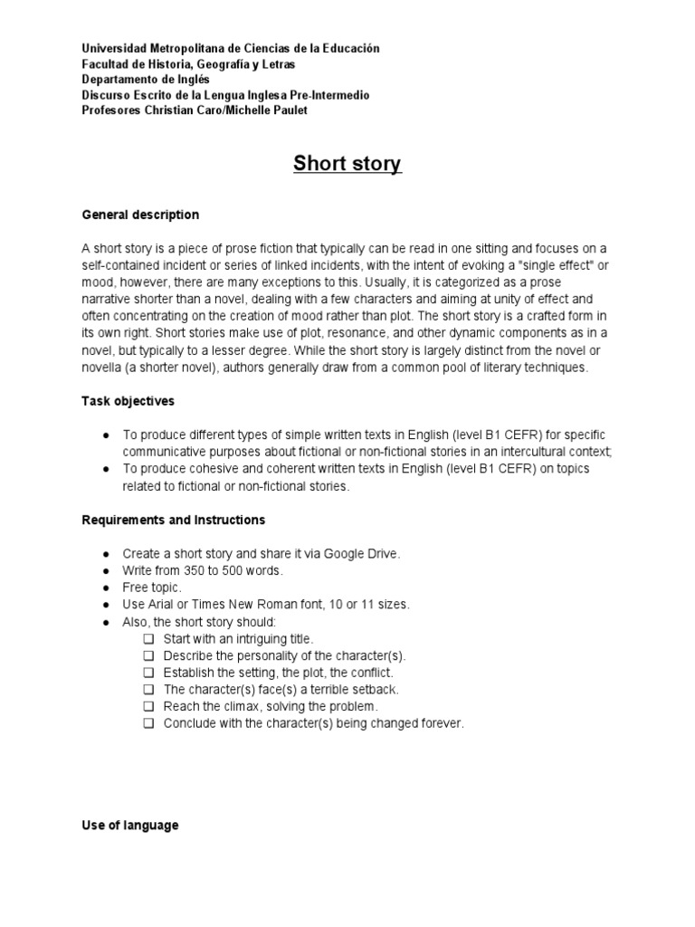 The Intriguing Short Story | PDF | Short Stories | Human Communication