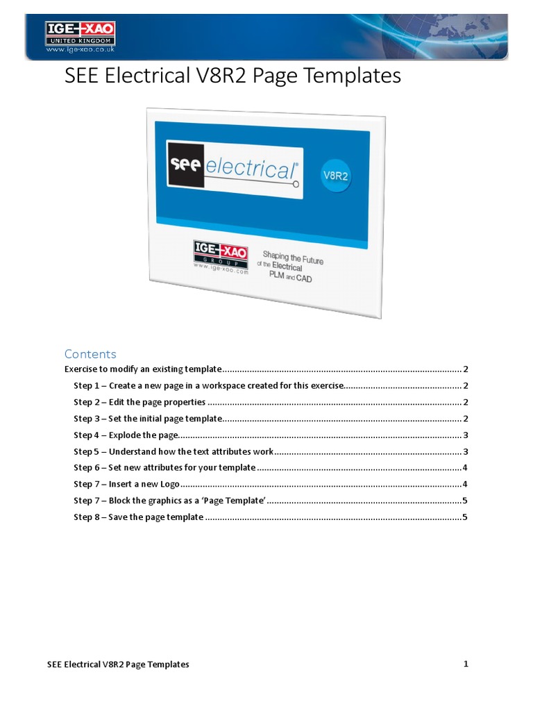 SEE Electrical V8R2 Page Templates (Rev1) | PDF | Computer Science ...