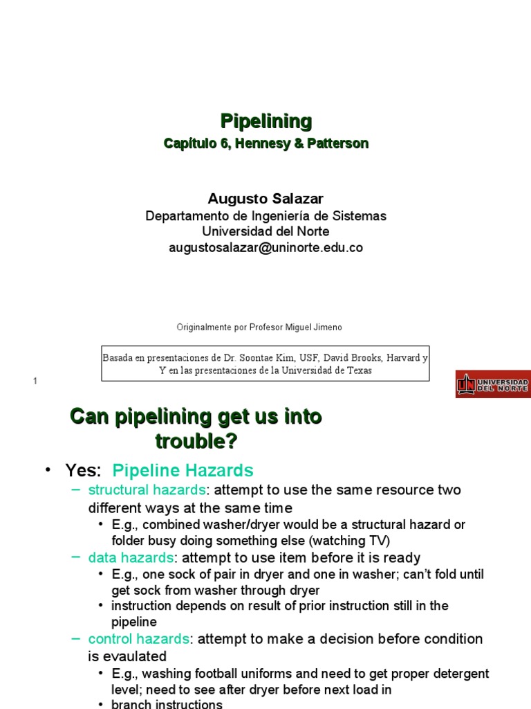 Pipelining Hazards Explained | PDF | Computer Science | Central Processing Unit