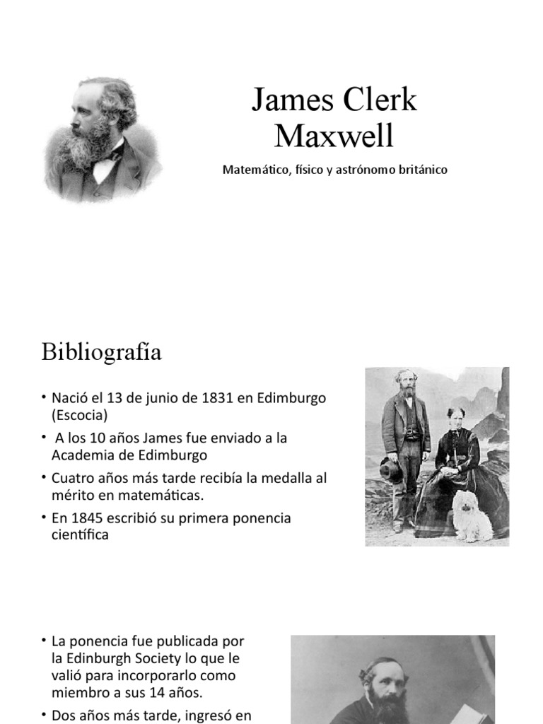 James Clerk Maxwell | PDF | James Clerk Maxwell | Ecuaciones de Maxwell