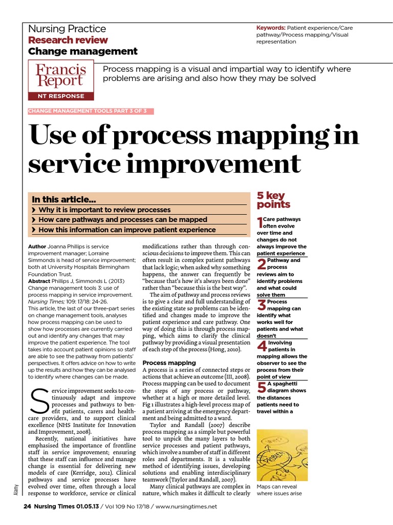 Process Mapping for Healthcare Improvement | PDF | Patient | National ...
