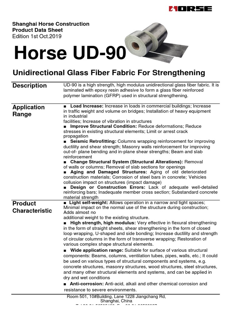 UD-90 Unidirectional Glass Fiber Fabric | PDF